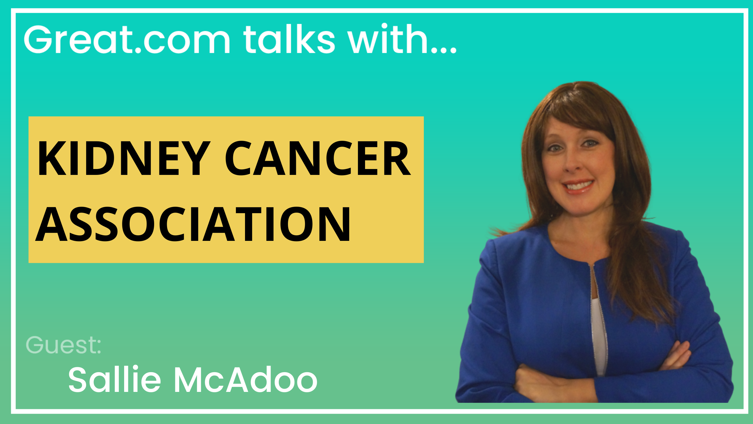 "Great Talks With..." KCA's Medical Director about kidney cancer
